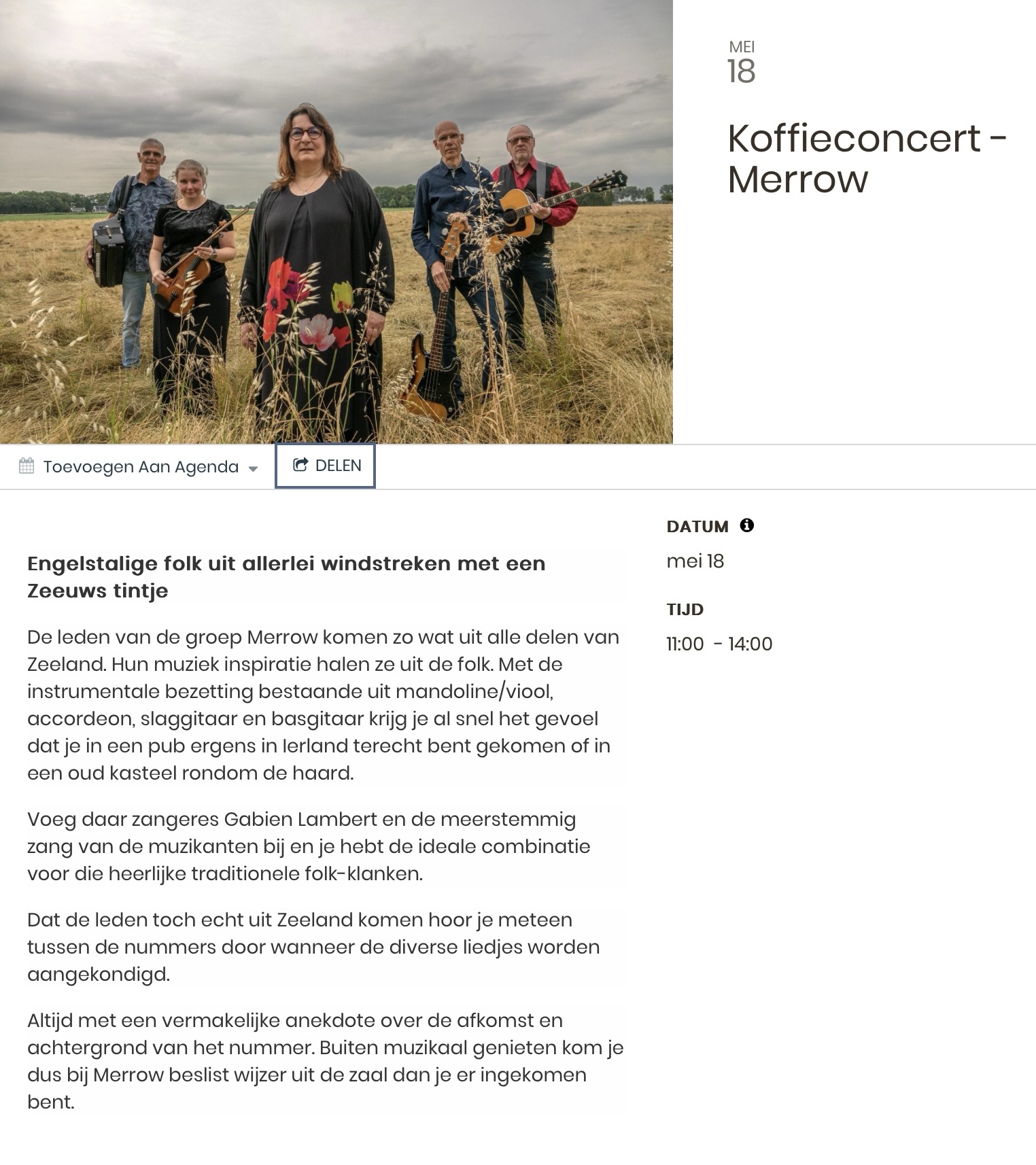 Merrow – Folk van toen en nu